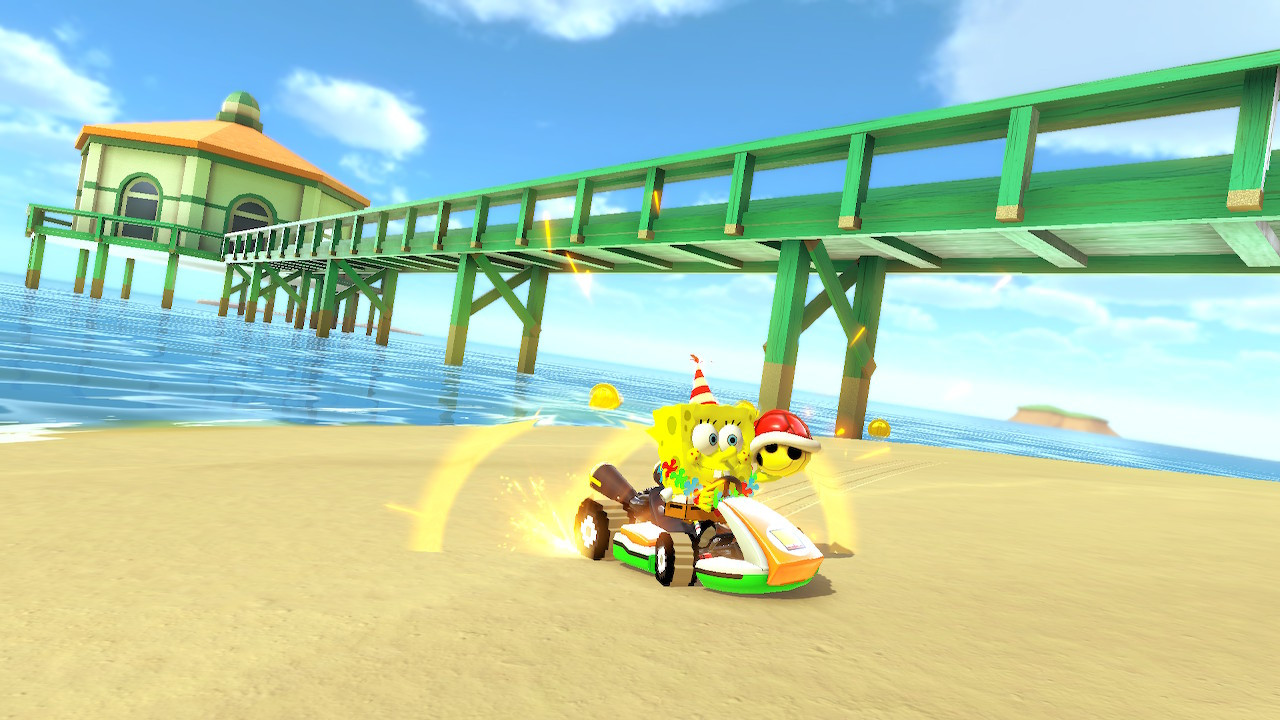Happy Birthday SpongeBob Mod Mod for Mario Kart 8 Deluxe | MK8D Mods