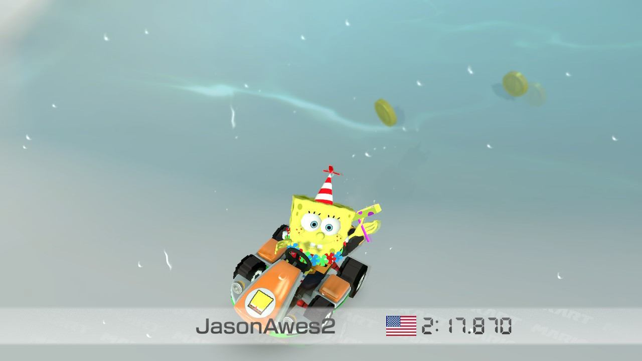 Happy Birthday SpongeBob Mod Mod for Mario Kart 8 Deluxe | MK8D Mods