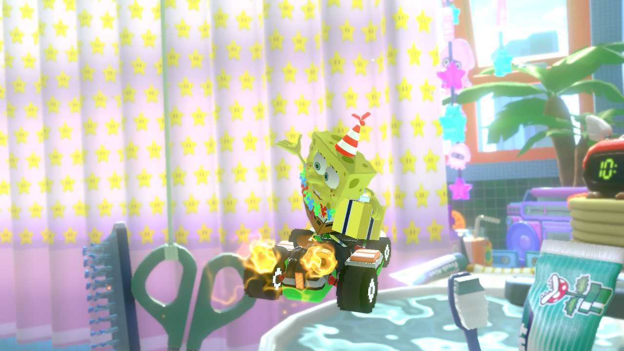 Happy Birthday SpongeBob Mod Mod for Mario Kart 8 Deluxe | MK8D Mods