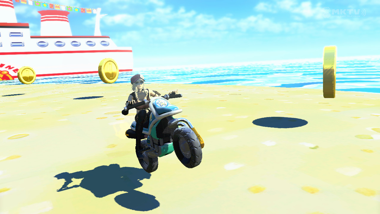 Coco from Code Vein over Rosalina Mod for Mario Kart 8 | MK8 Mods