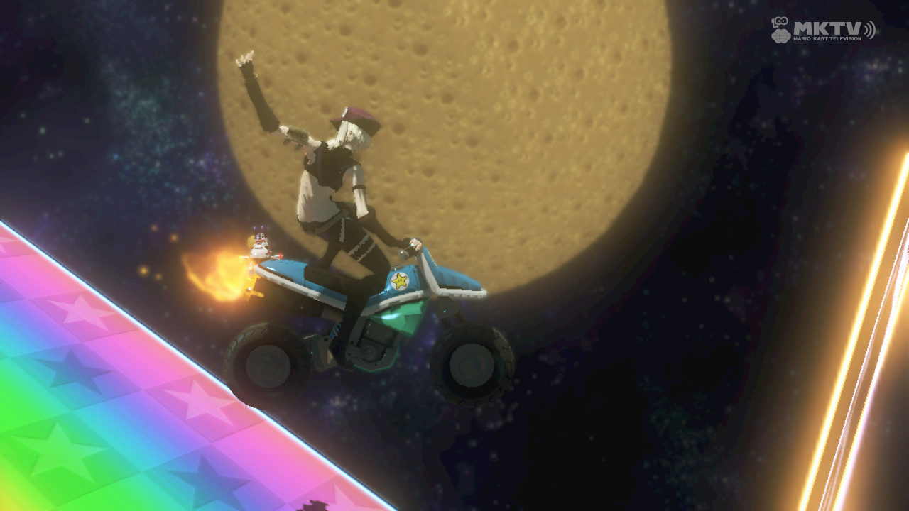 Coco from Code Vein over Rosalina Mod for Mario Kart 8 | MK8 Mods