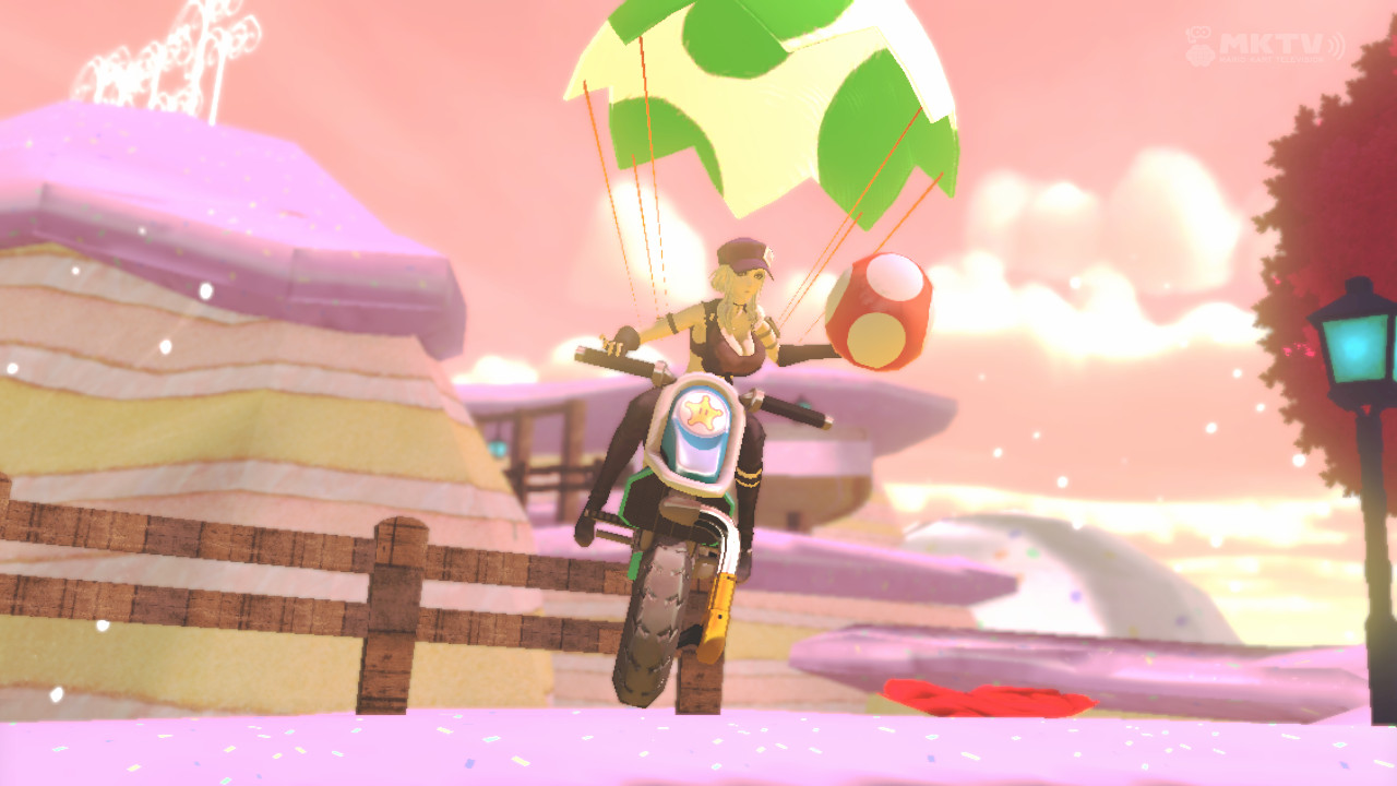 Coco from Code Vein over Rosalina Mod for Mario Kart 8 | MK8 Mods