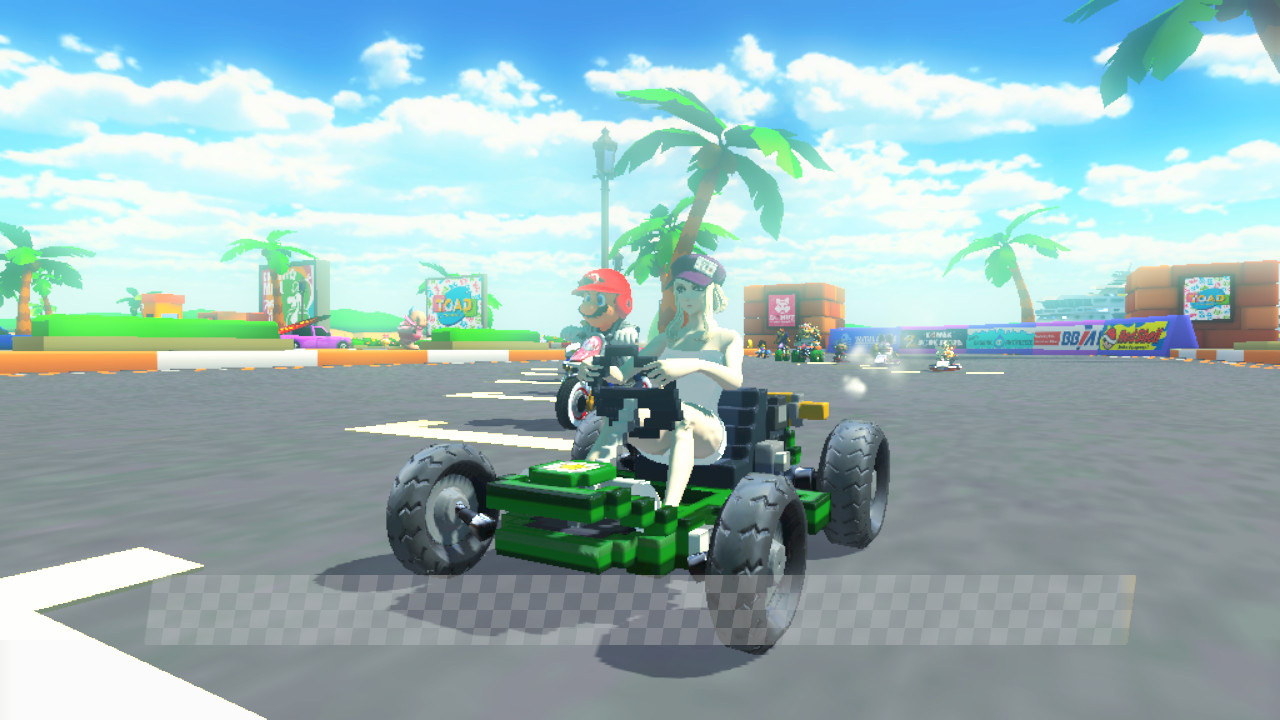 Coco from Code Vein over Rosalina Mod for Mario Kart 8 | MK8 Mods