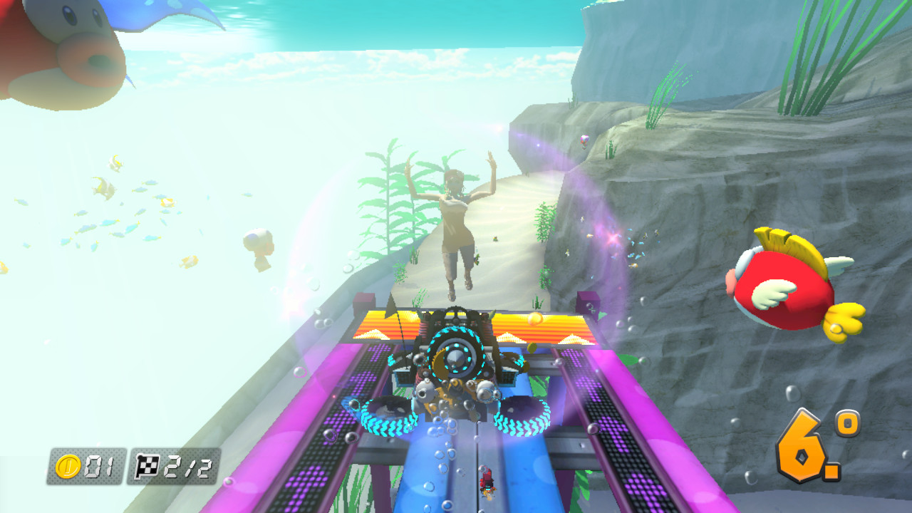 Coco from Code Vein over Rosalina Mod for Mario Kart 8 | MK8 Mods