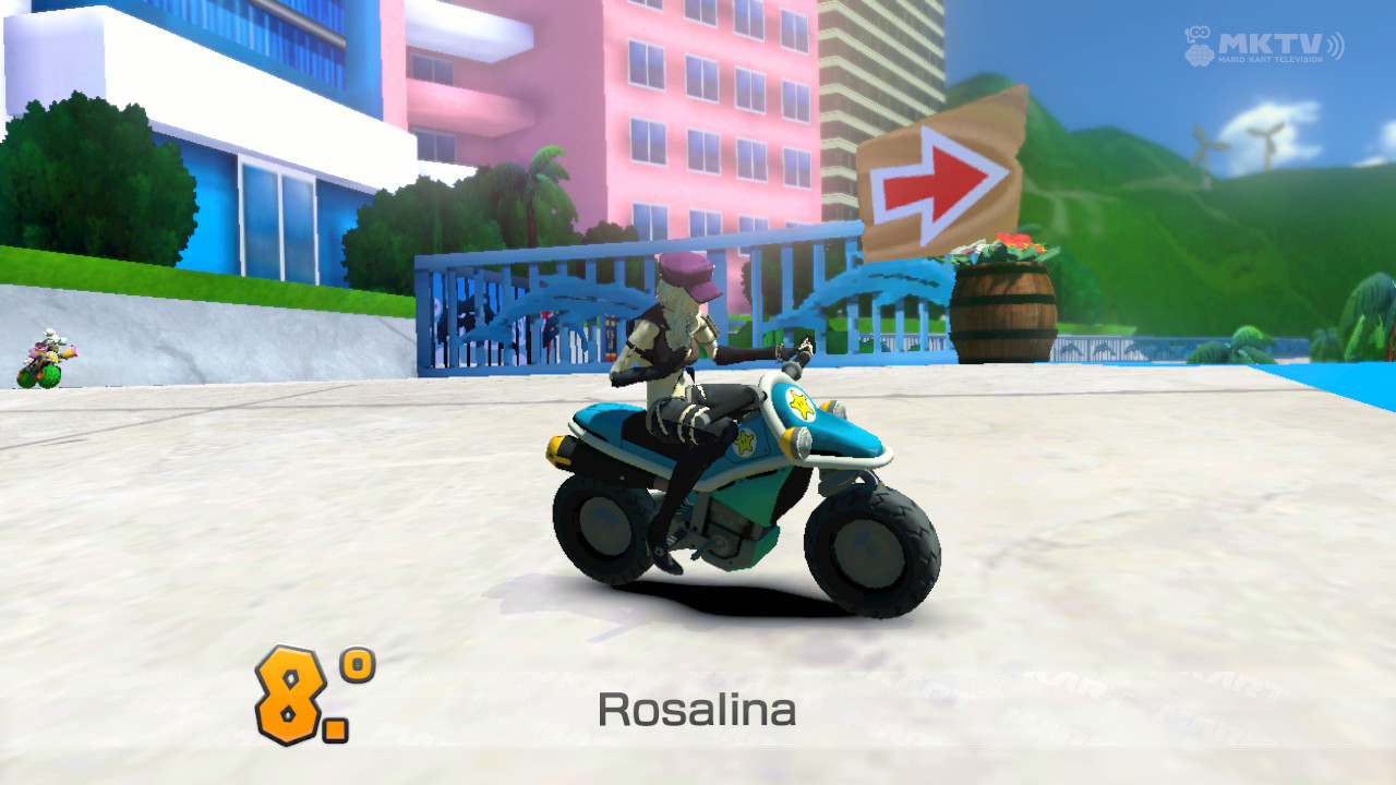 Coco from Code Vein over Rosalina Mod for Mario Kart 8 | MK8 Mods