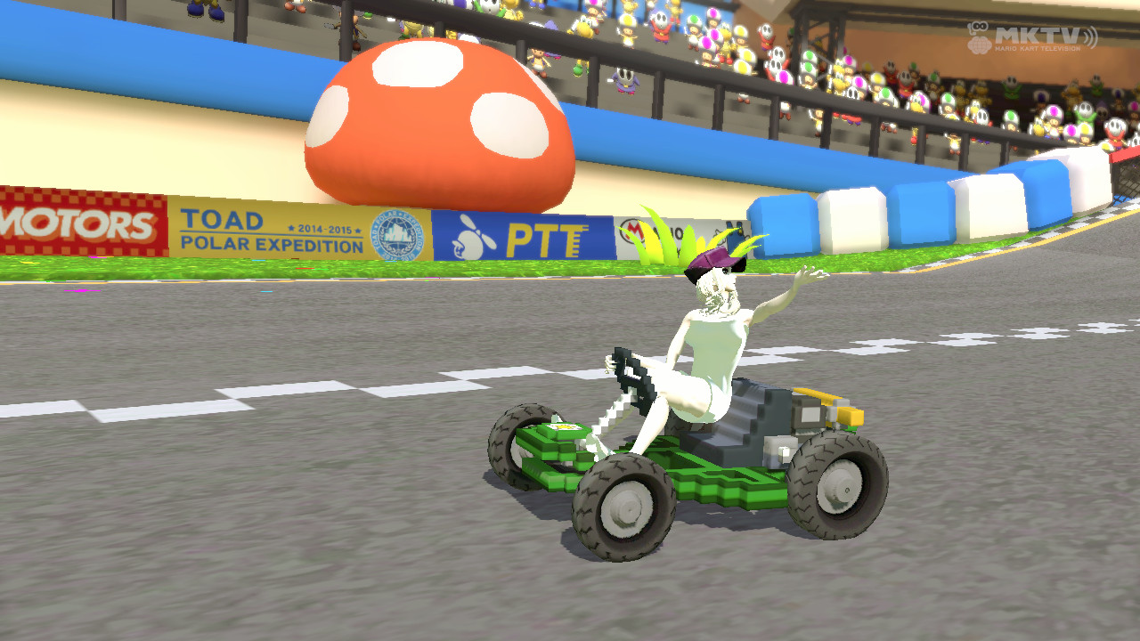 Coco from Code Vein over Rosalina Mod for Mario Kart 8 | MK8 Mods