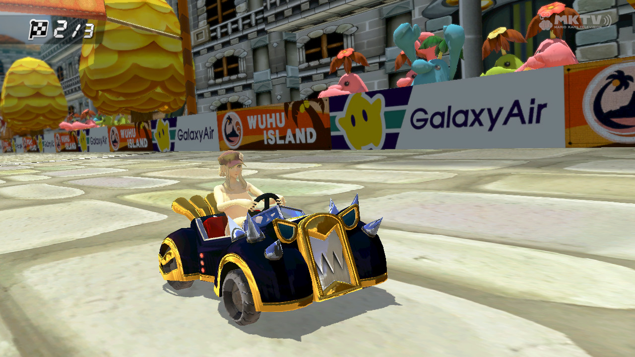 Coco from Code Vein over Rosalina Mod for Mario Kart 8 | MK8 Mods