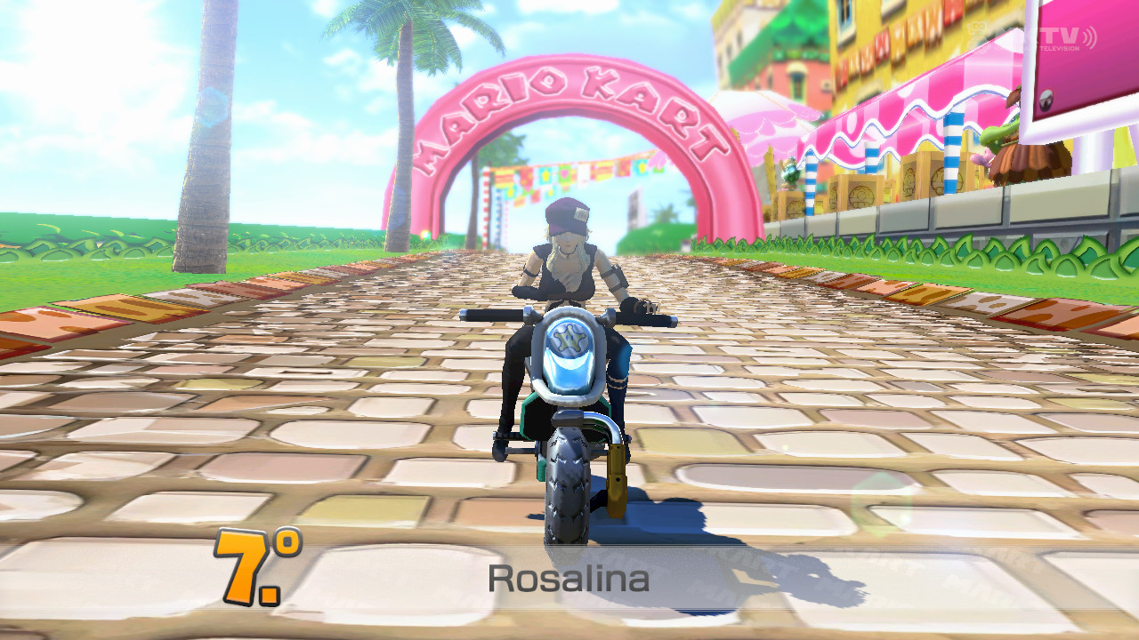 Coco from Code Vein over Rosalina Mod for Mario Kart 8 | MK8 Mods