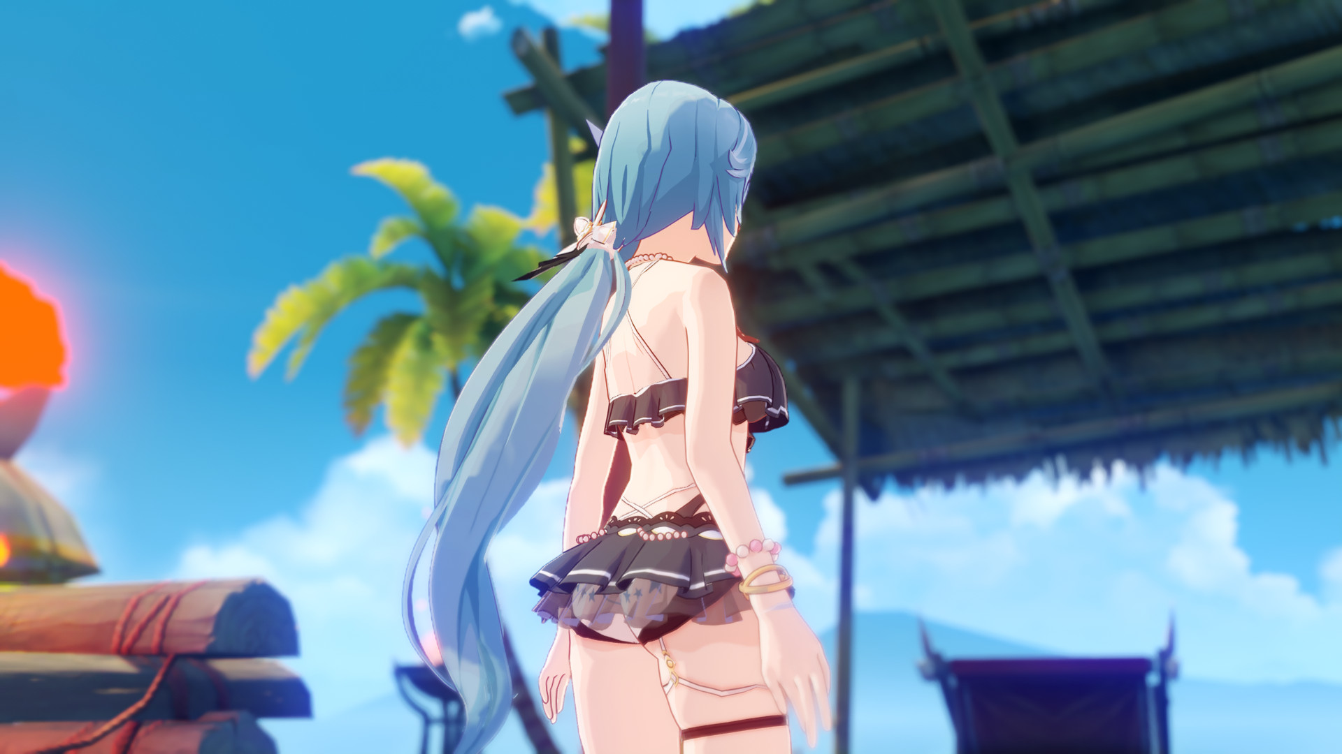 Summer Eula + Thicc versions Mod for Genshin Impact | GI Mods