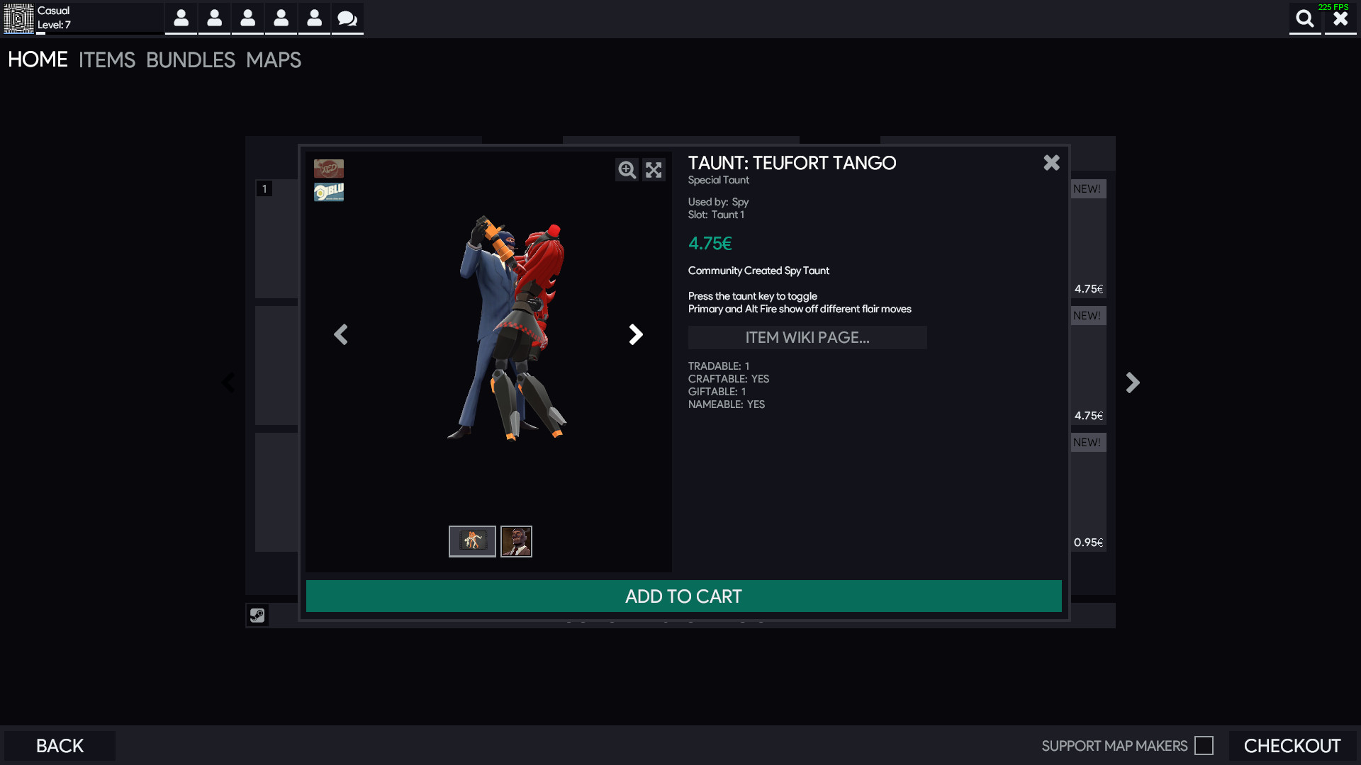 Mimi Sentry over Tuefort Tango Mod for Team Fortress 2 | TF2 Mods
