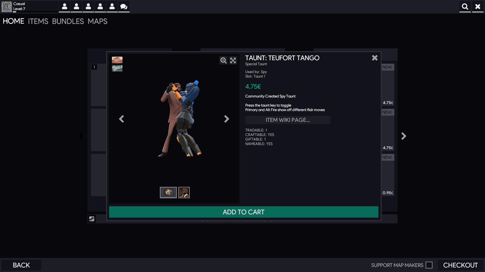 Mimi Sentry over Tuefort Tango Mod for Team Fortress 2 | TF2 Mods