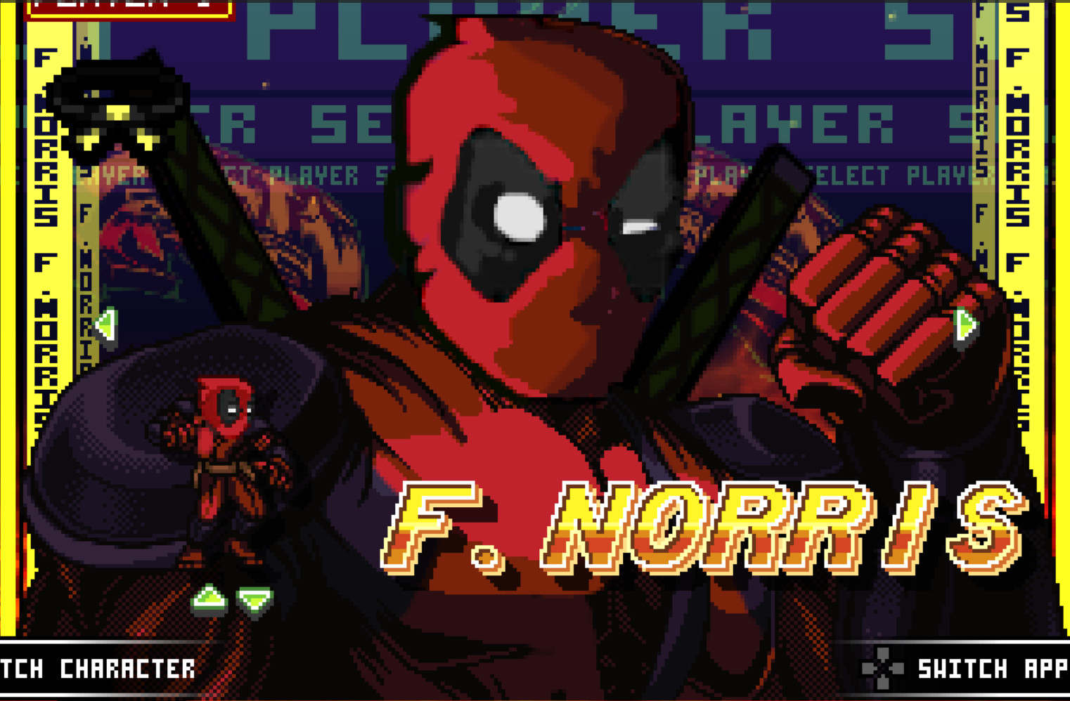 Deadpool over F.Norris Mod for Fight'N Rage | FNR Mods