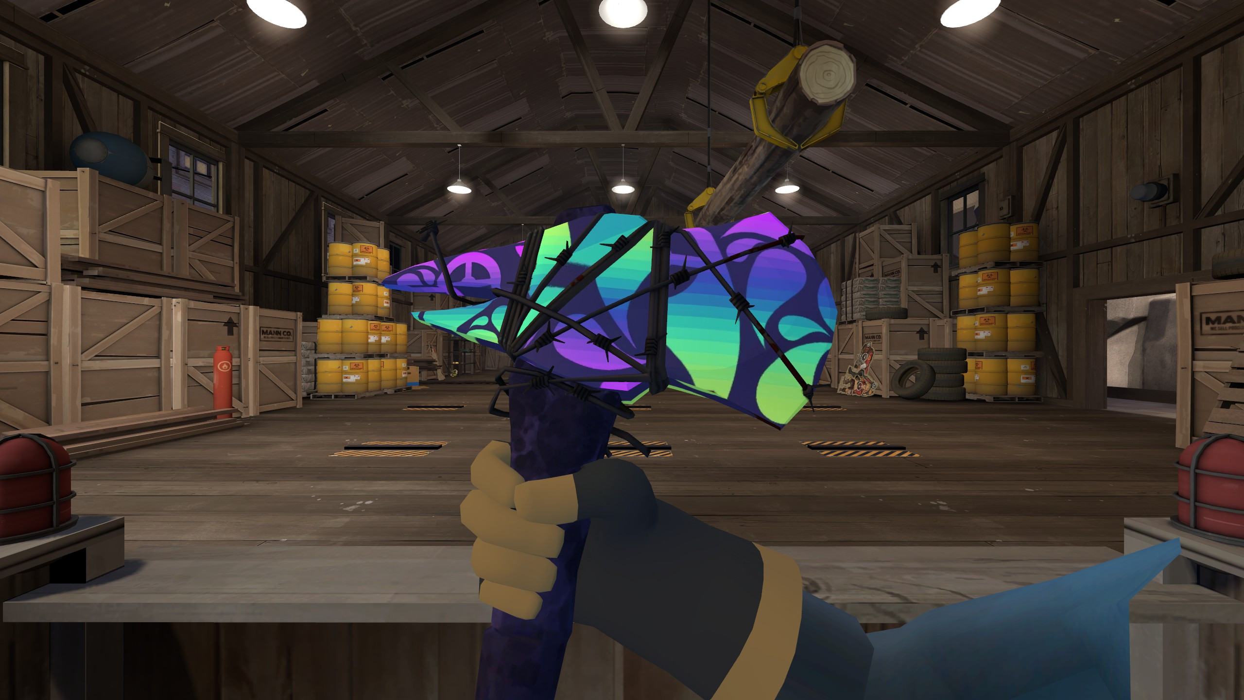 Spectrum Splattered Axtinguisher Mod for Team Fortress 2 | TF2 Mods