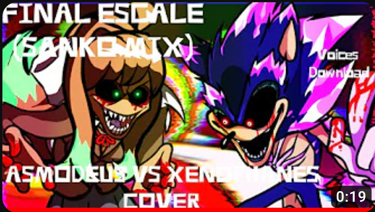 Monika.EXE VS Sonic.EXE Final Escape Sanko Mix Mod for Friday Night ...