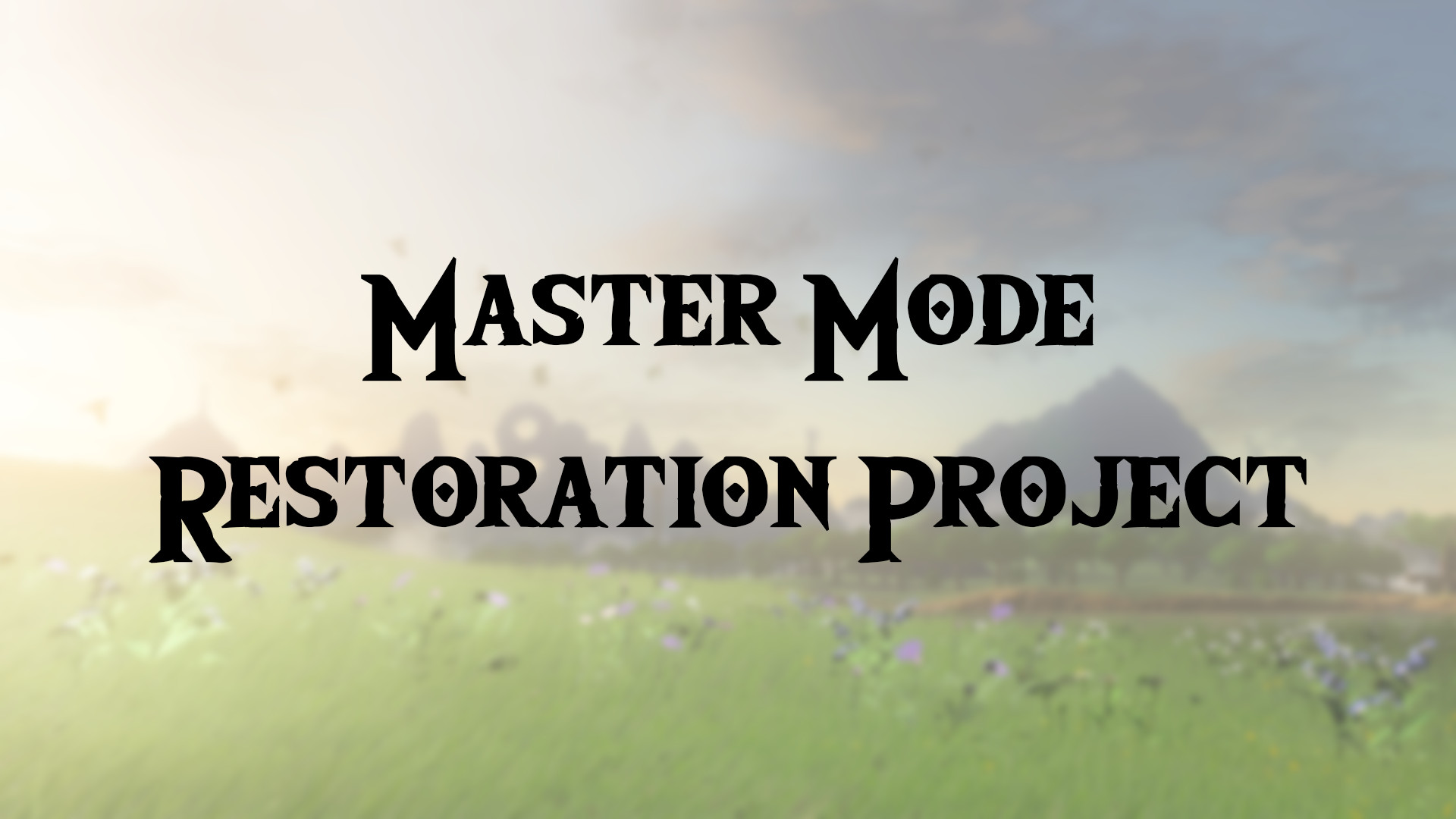 Master Mode Restoration Project Mod for The Legend of Zelda: Tears of ...