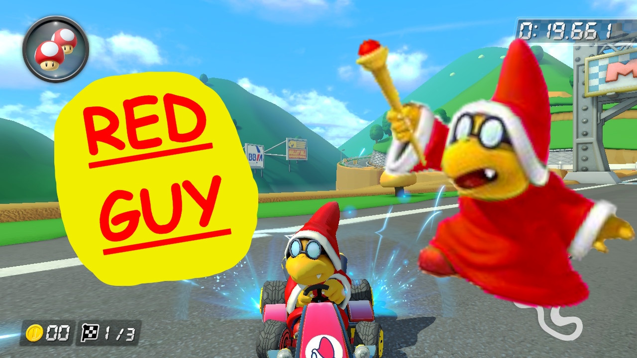 Red Kamek Mod for Mario Kart 8 Deluxe | MK8D Mods