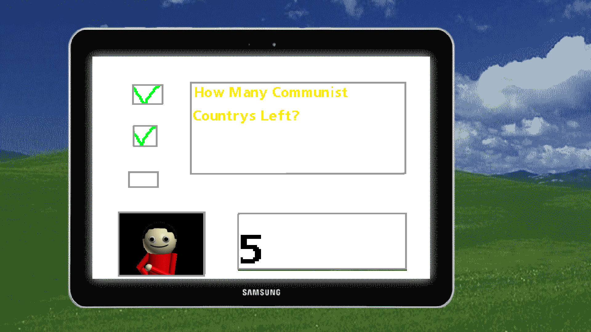 Autf's Crazy Incredible History Game! Mod for Baldi's Basics | Baldi Mods