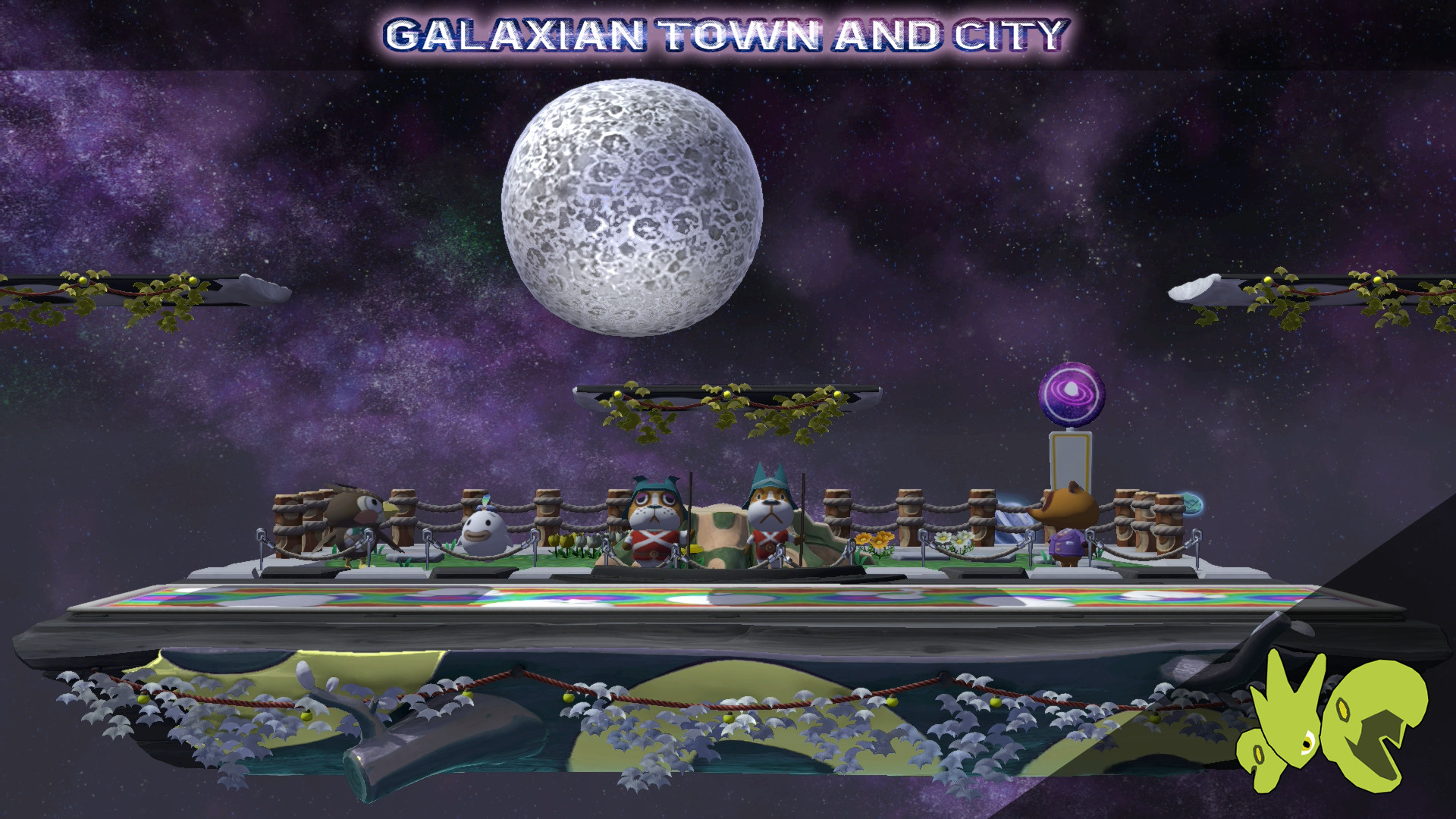 Galaxian Town and City Mod for Super Smash Bros. Ultimate | SSBU Mods