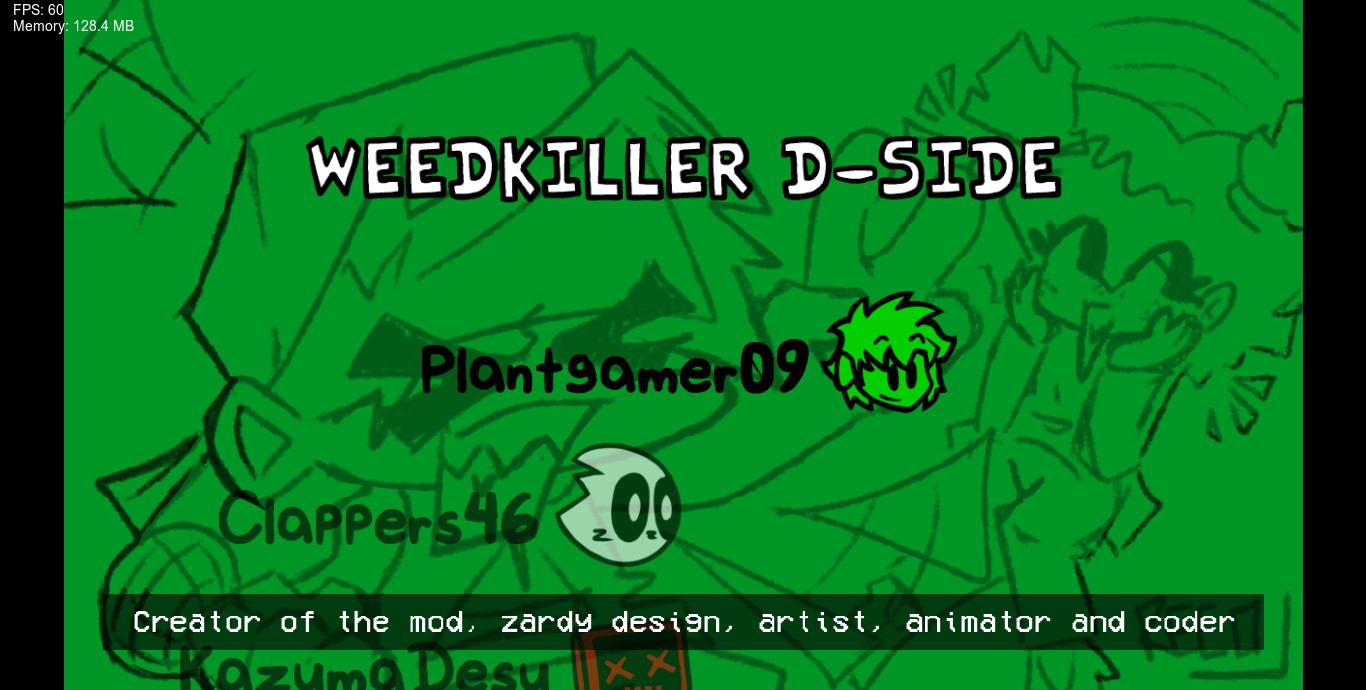 Zardy D-side (Weedkiller) Mod for Friday Night Funkin' | FNF Mods