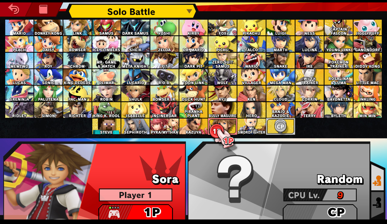 Playstation Sora Mod for Super Smash Bros. Ultimate | SSBU Mods