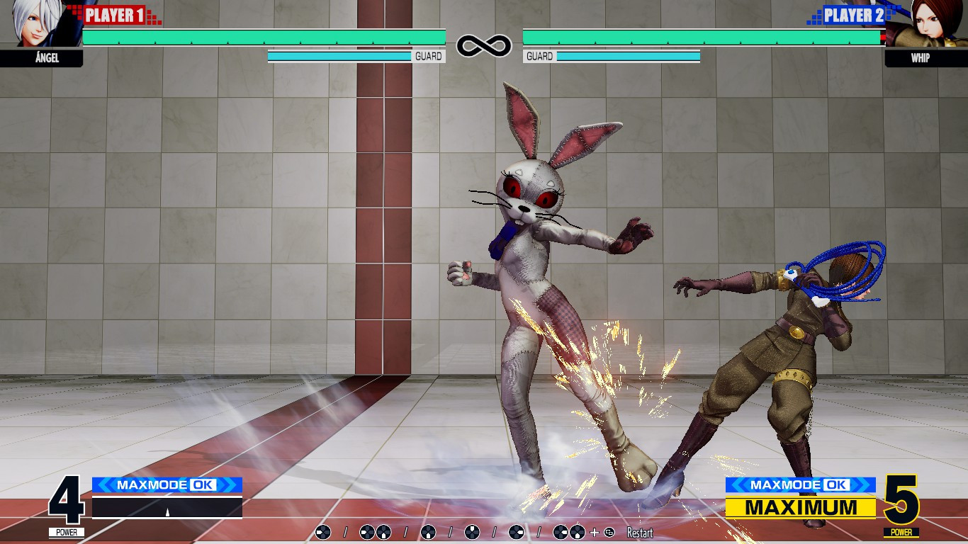 Vanny From Security Breach over Angel Mod for The King of Fighters XV ...