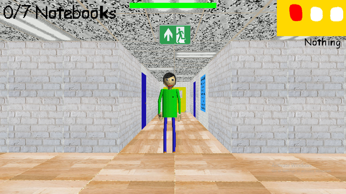 Baldi but Hair Mod for Baldi's Basics | Baldi Mods