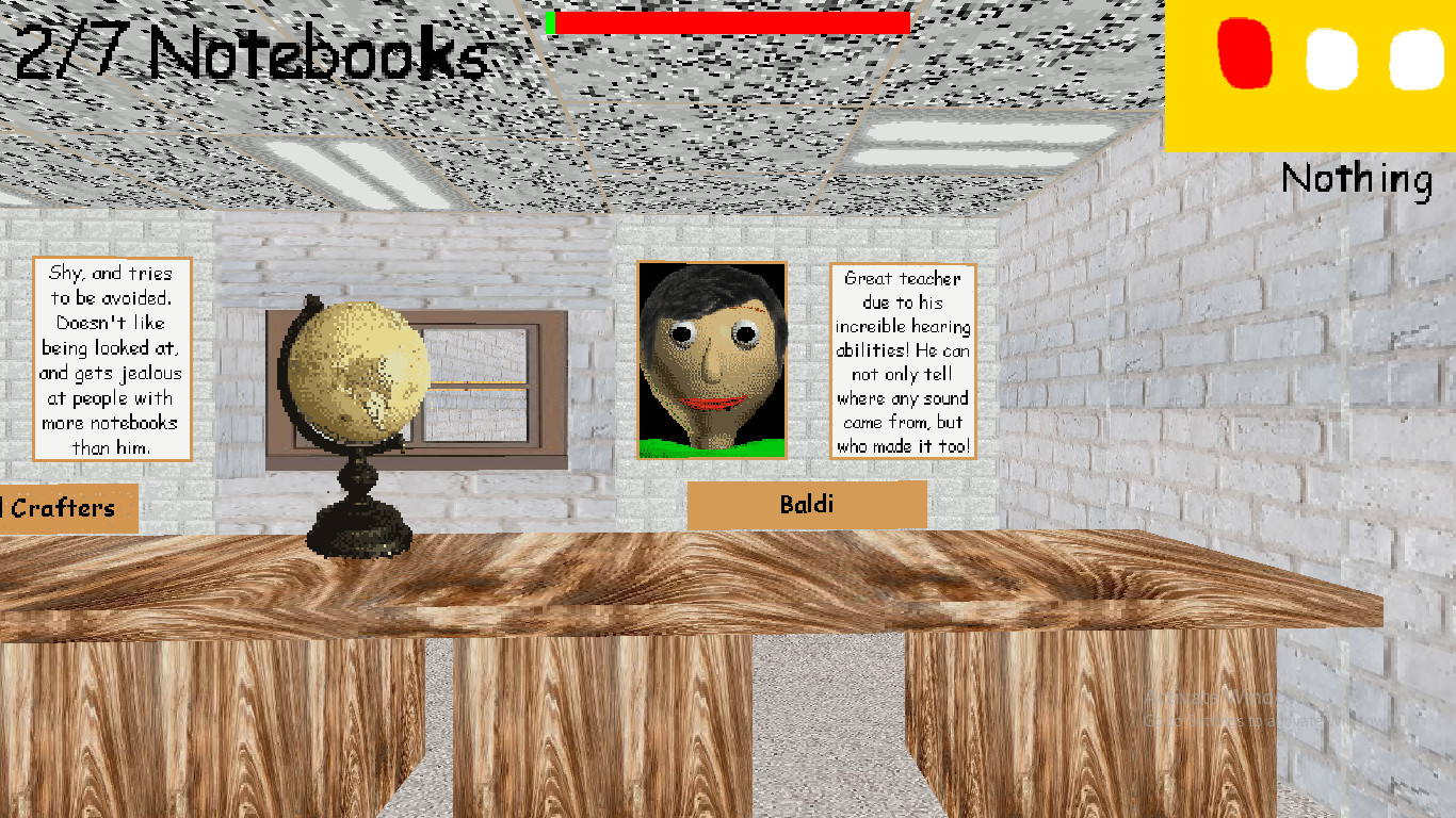 Baldi but Hair Mod for Baldi's Basics | Baldi Mods