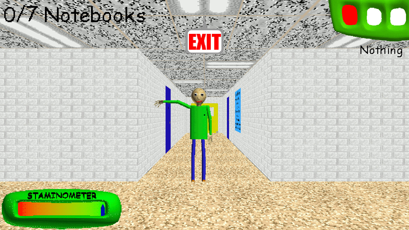 Horse killed Baldi Mod for Baldi's Basics | Baldi Mods