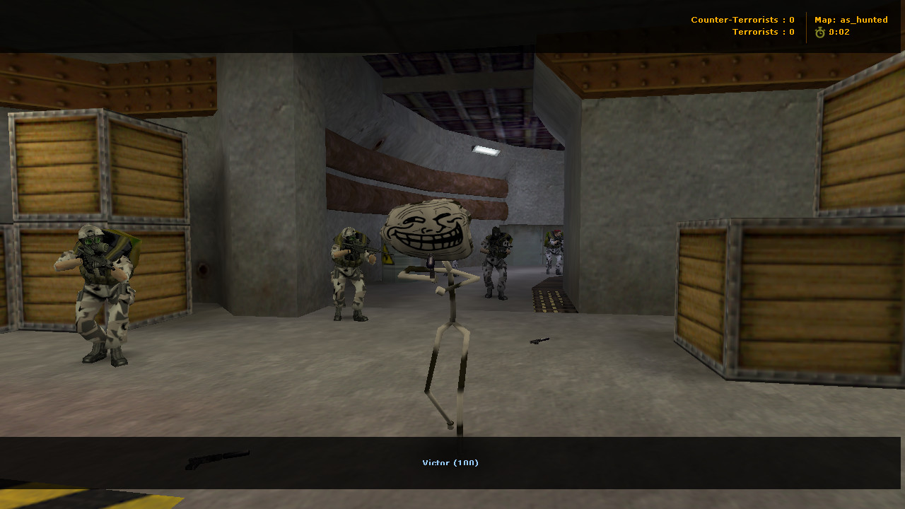 Trollman (HECU) Mod for Counter-Strike 1.6 | CS1.6 Mods