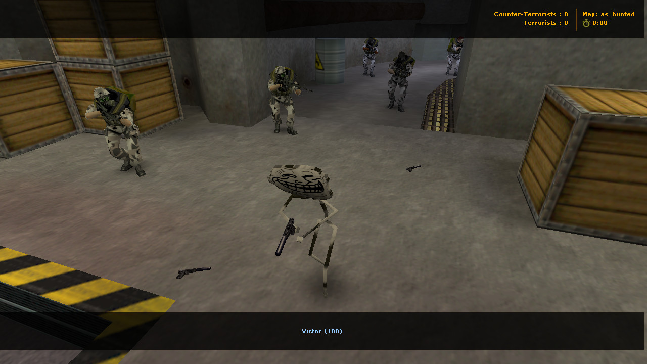 Trollman (HECU) Mod for Counter-Strike 1.6 | CS1.6 Mods