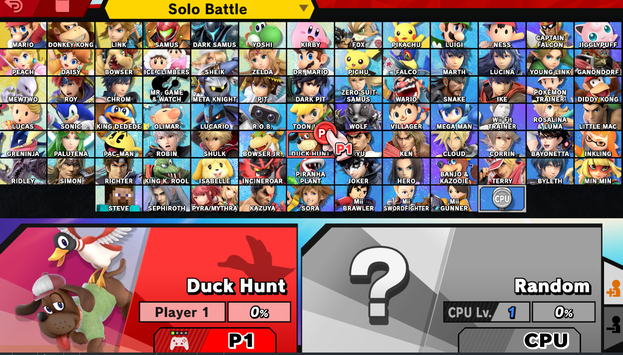 Boney Duck Hunt Mod for Super Smash Bros. Ultimate | SSBU Mods