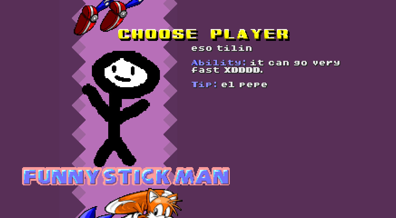funny stick man Mod for Sonic Robo Blast 2 | SRB2 Mods