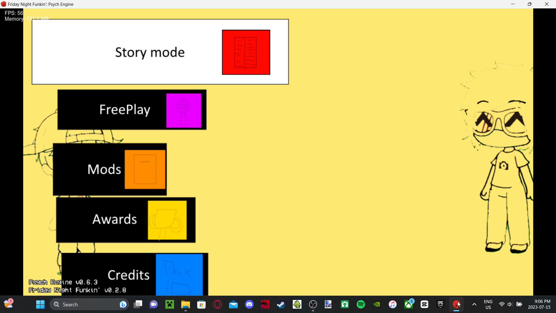 FNF: Vs Super Cool Gacha Mod for Friday Night Funkin' | FNF Mods