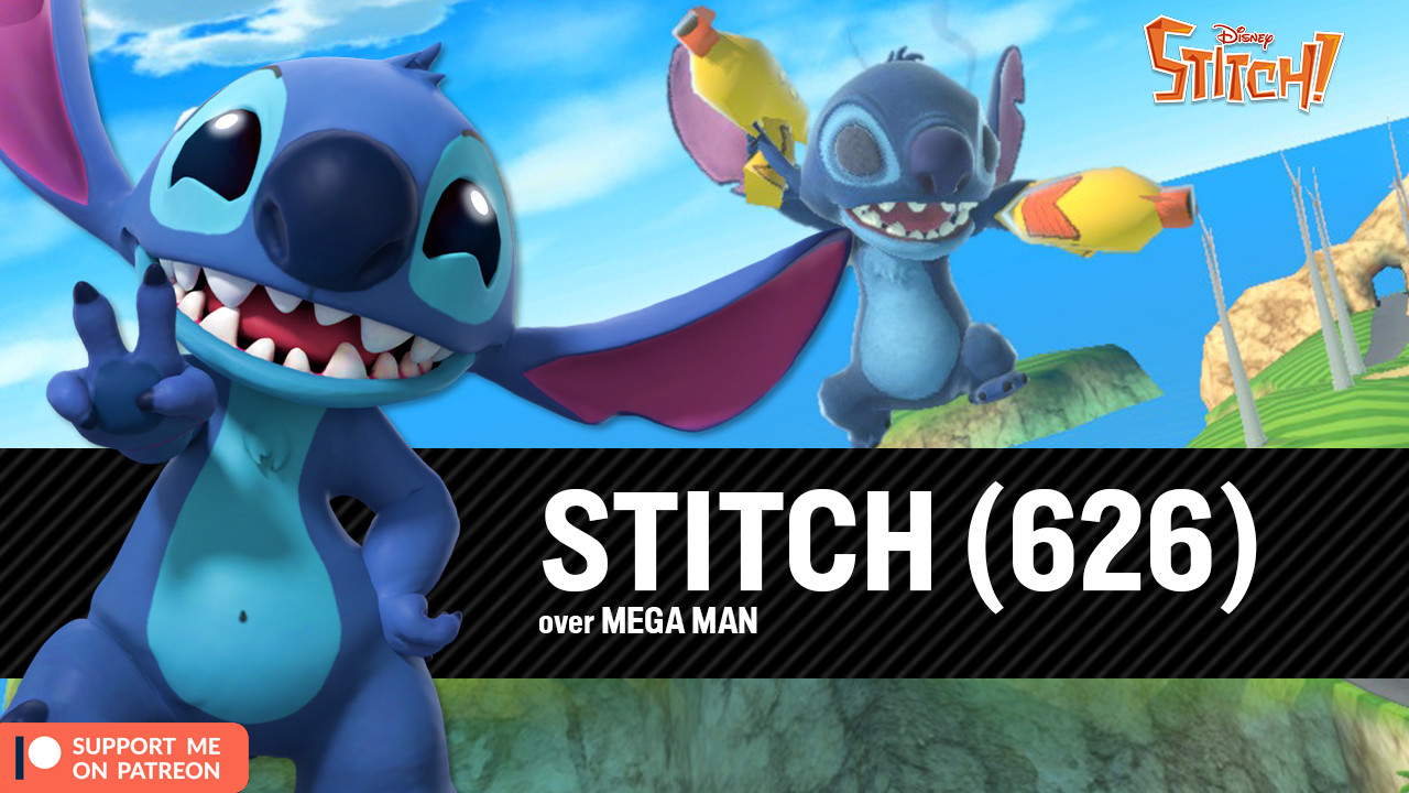 Stitch over Mega Man Mod for Super Smash Bros. Ultimate | SSBU Mods