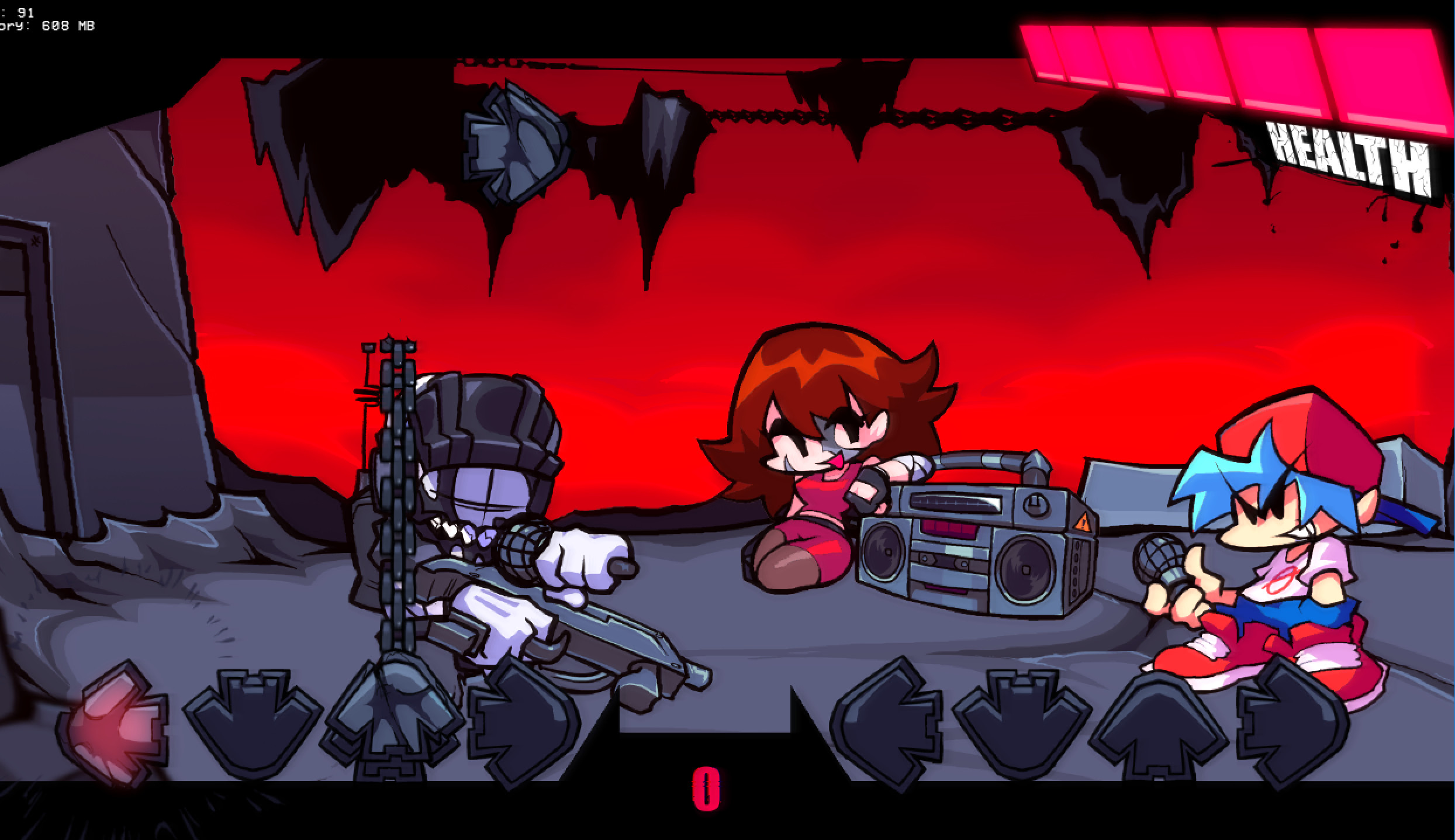 Pico Bf and Gf recolours | One-Shot Mania Mod for Friday Night Funkin' | FNF Mods