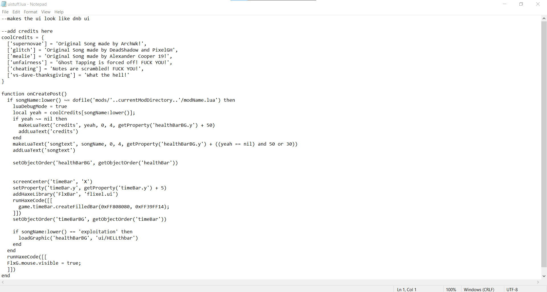 Funny Scripts For FNF Mod for Friday Night Funkin' | FNF Mods