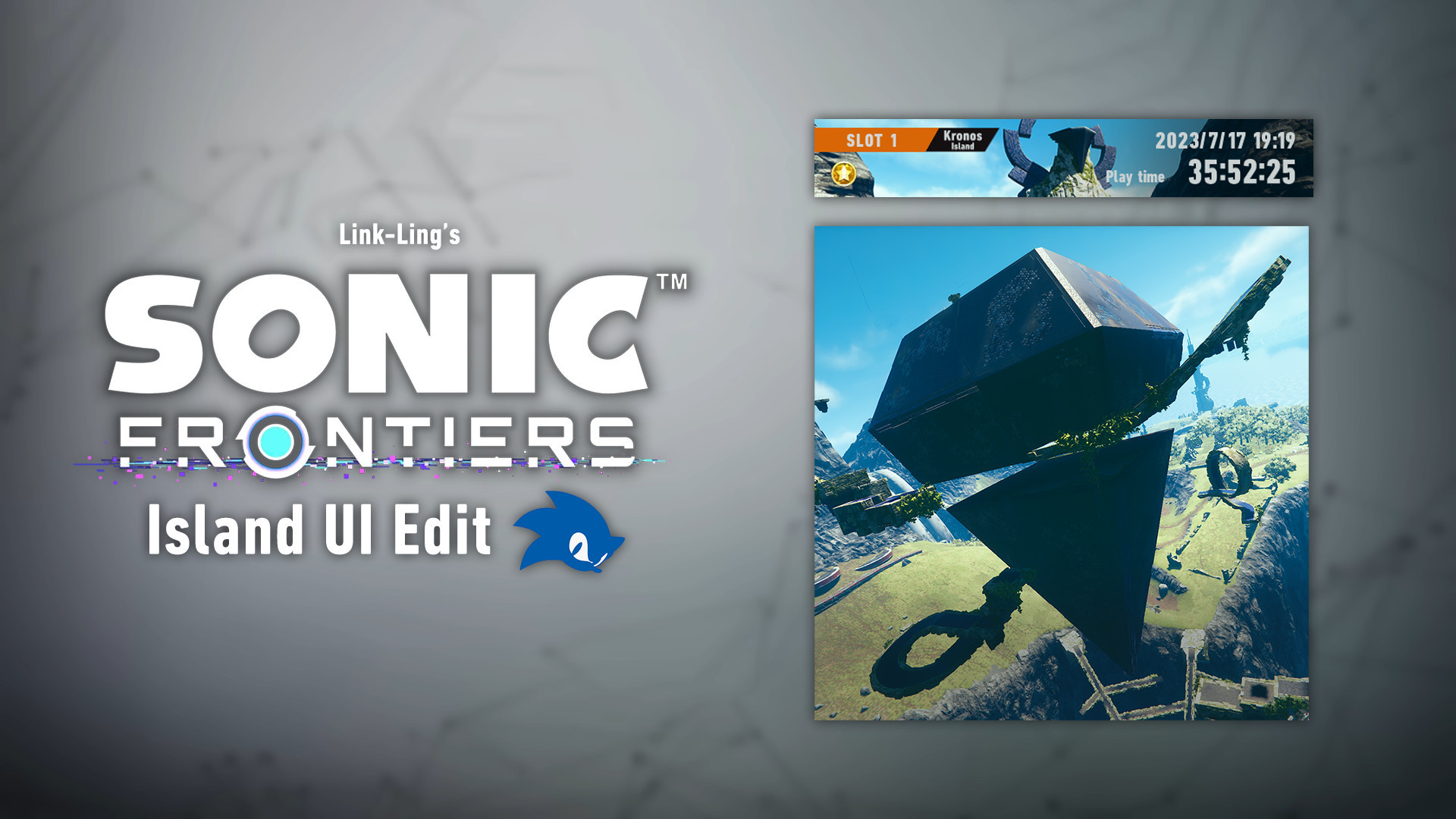 Island UI Edit • [New Menu update !] Mod for Sonic Frontiers ...