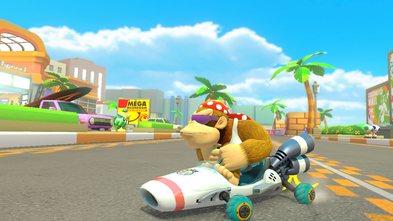 Funky Kong Over Bowser (Port) Mod for Mario Kart 8 Deluxe | MK8D Mods