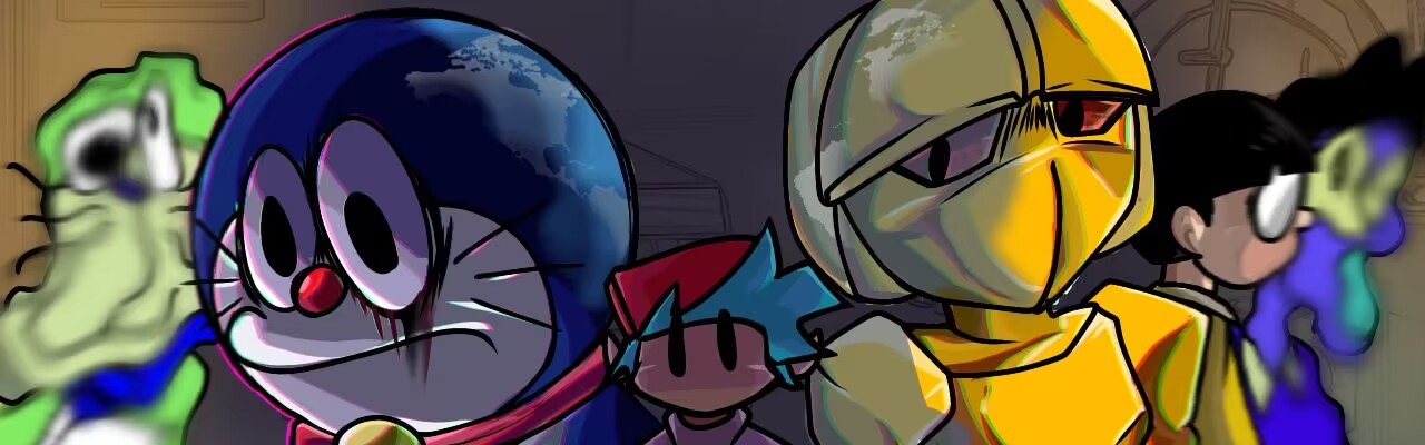 Uncanny Underground Night[FNF/Doraemon] Mod for Friday Night Funkin ...