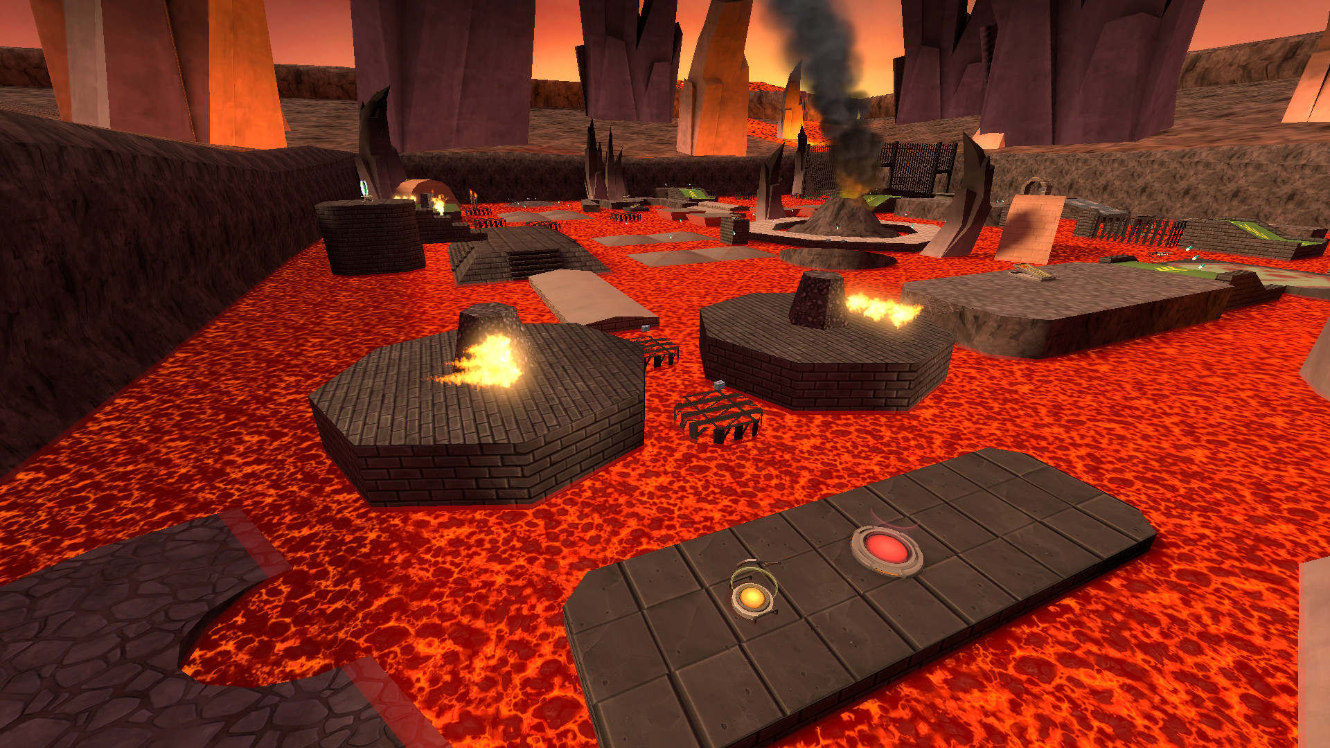 dm_lava-land Mod for Open Fortress | OF Mods