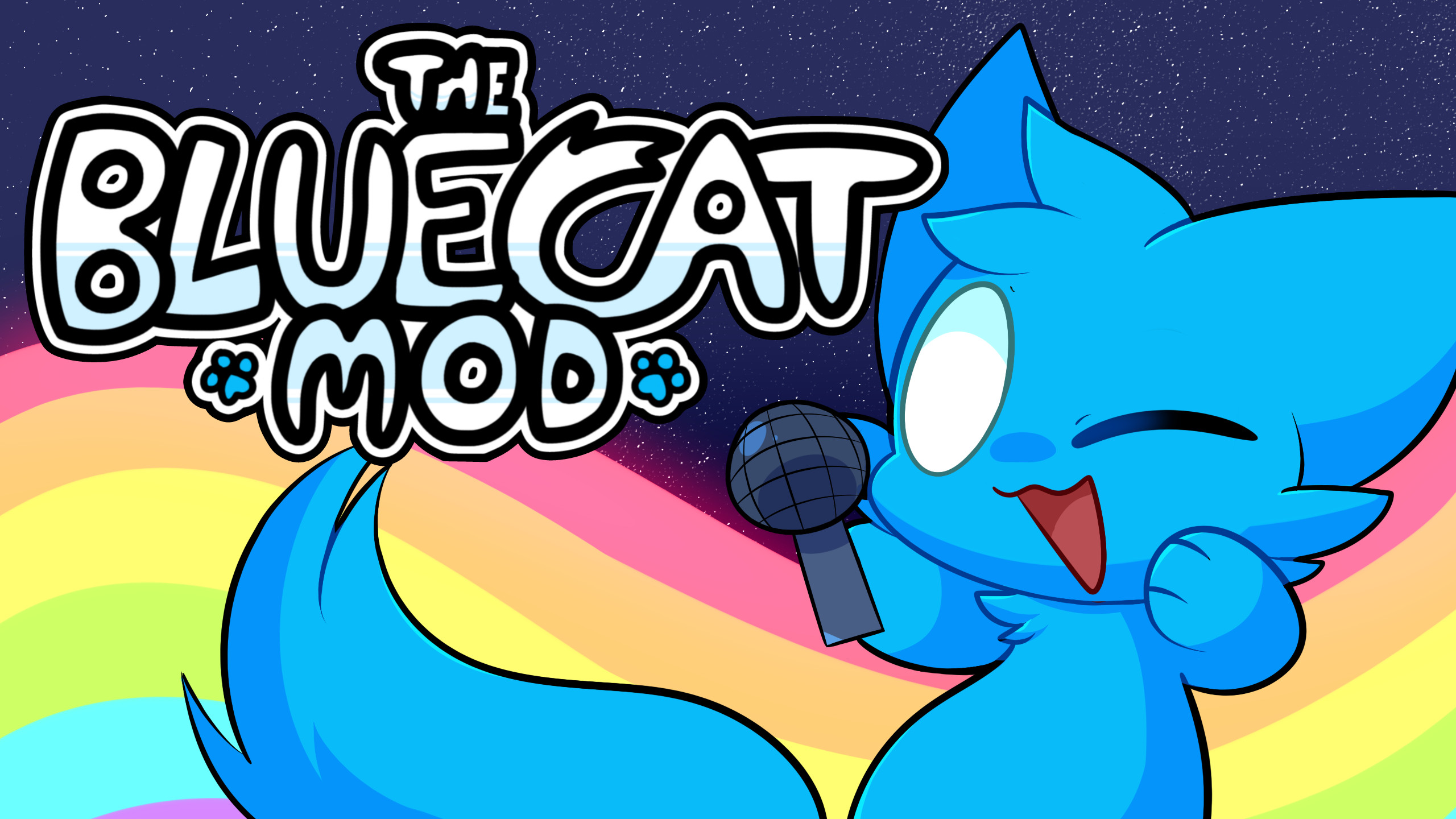 The BlueCat Mod! Mod for Friday Night Funkin' | FNF Mods