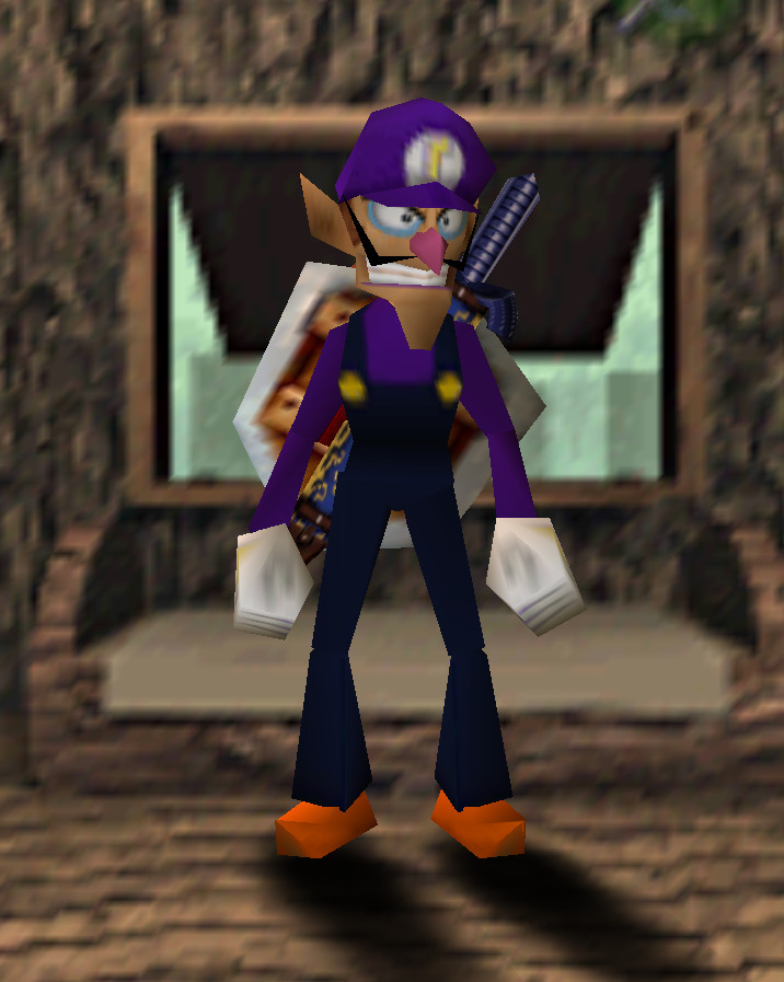 Waluigi 64 Mod for Ship of Harkinian (Ocarina of Time PC Port) | SoH Mods