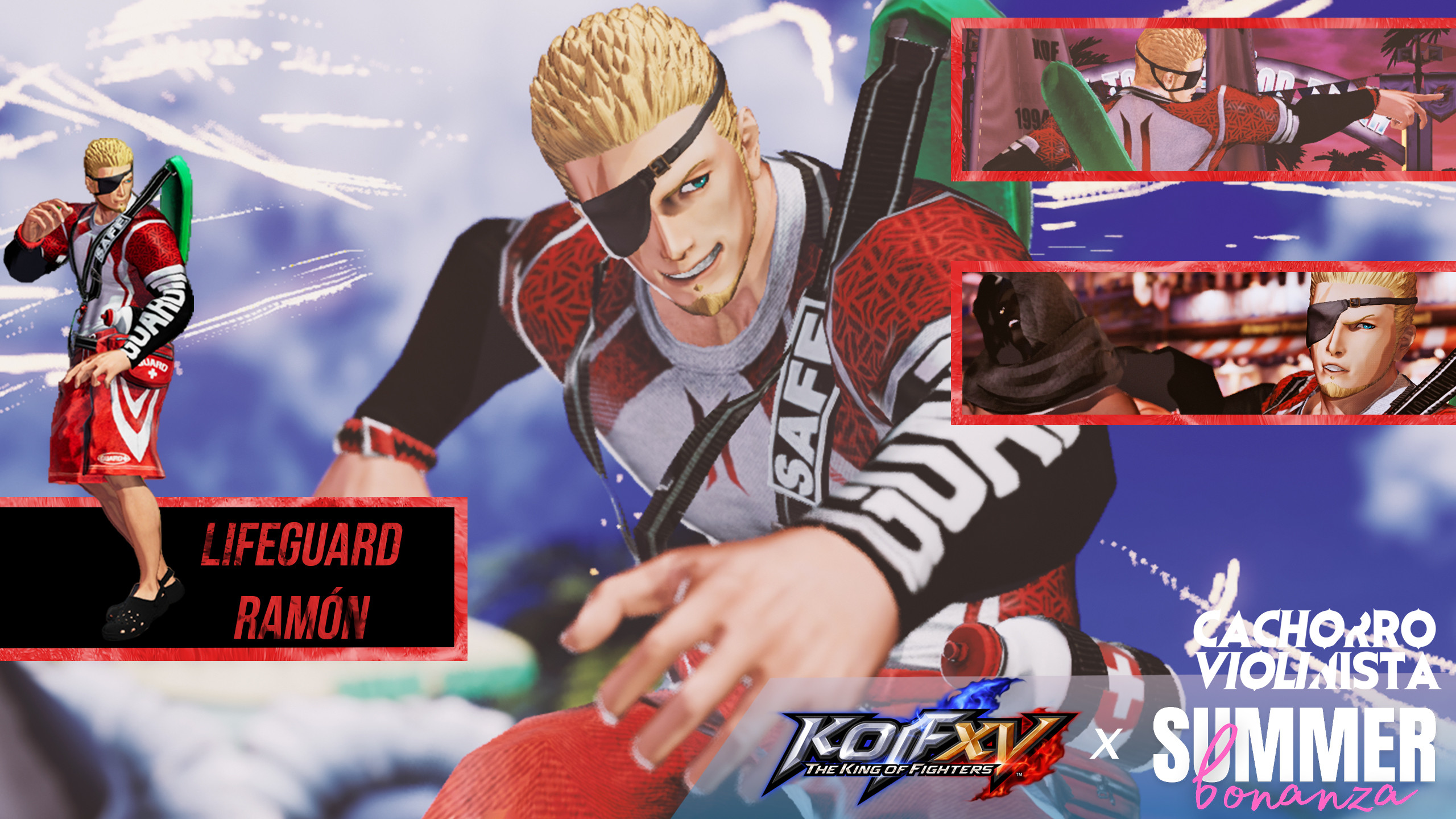 Summer Lifeguard Ramón Mod for The King of Fighters XV | KoFXV Mods