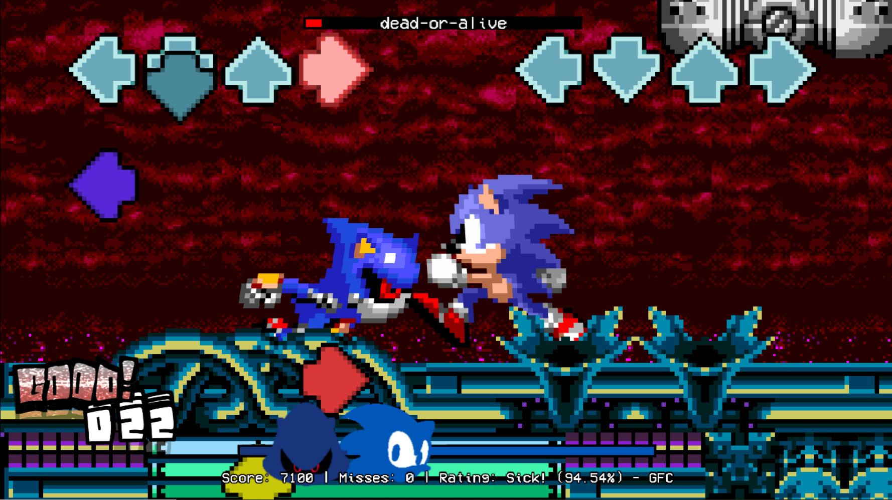 1up|Dead Or Alive + Sonic.exe Song | Playable Mod for Friday Night Funkin' | FNF Mods