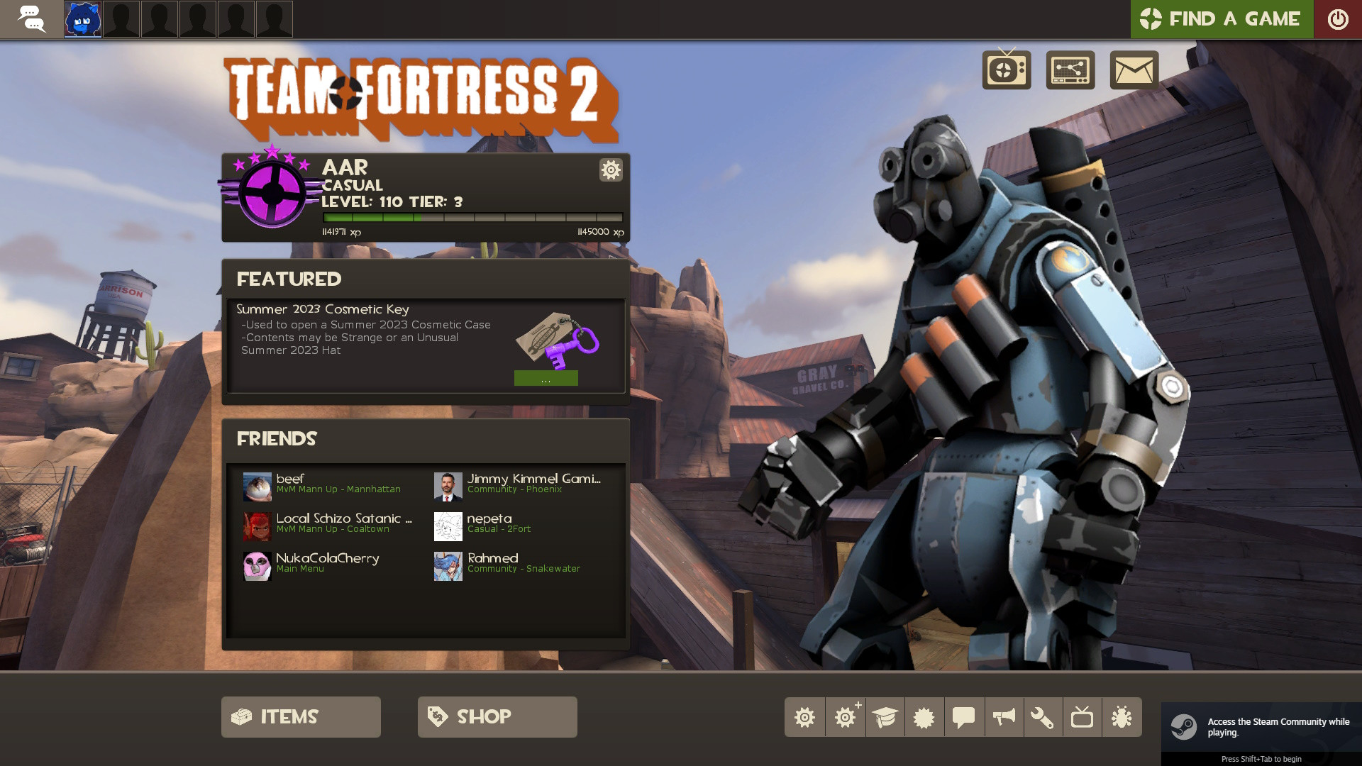 Summer 2023 Main Menu Background Maps Mod for Team Fortress 2 | TF2 Mods