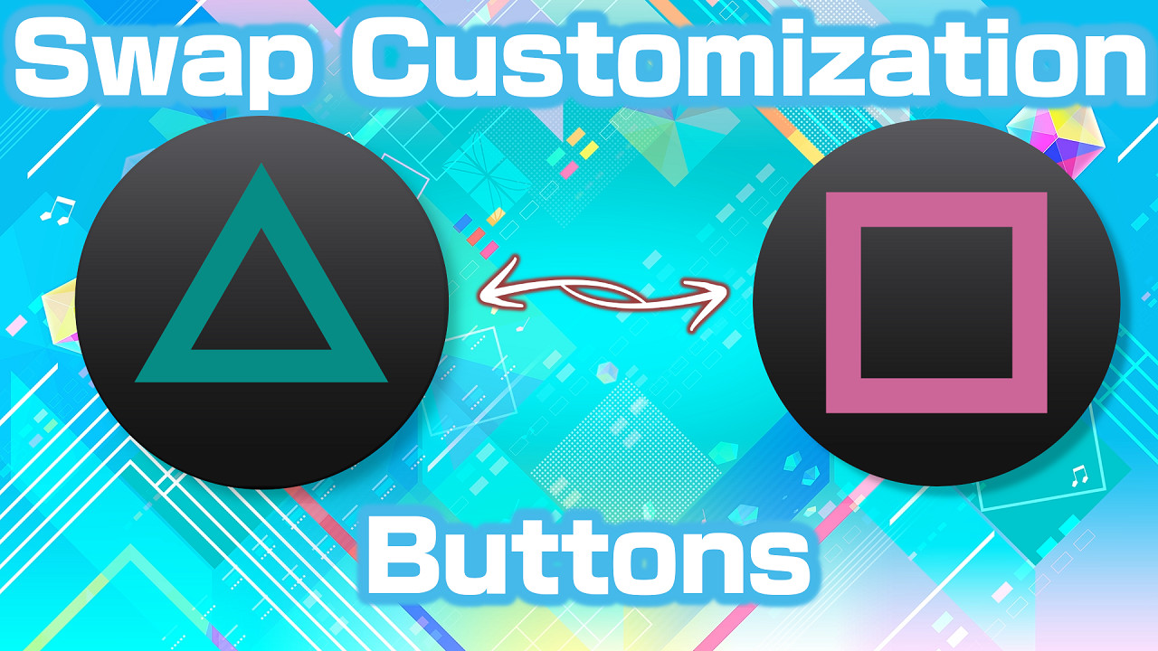Swap Customization Buttons Mod for Hatsune Miku: Project DIVA Mega Mix+ | PDMegaMix+ Mods