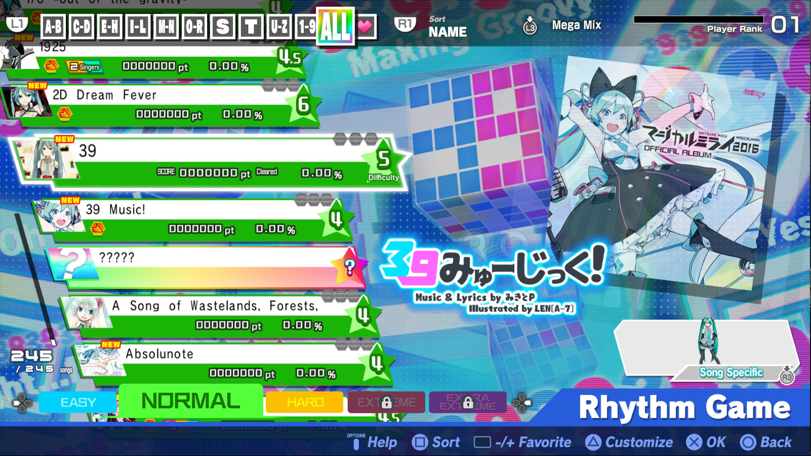 Swap Customization Buttons Mod for Hatsune Miku: Project DIVA Mega Mix+ ...