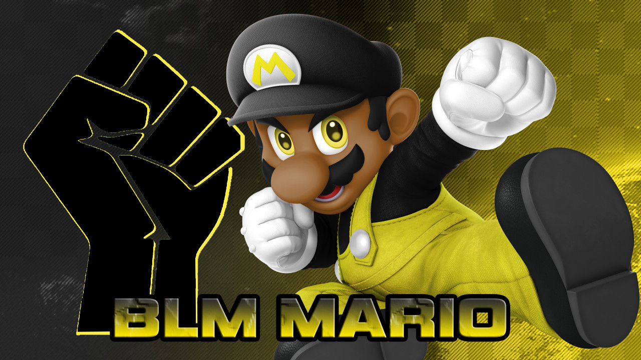 BLM Mario Mod for Super Smash Bros. Ultimate | SSBU Mods