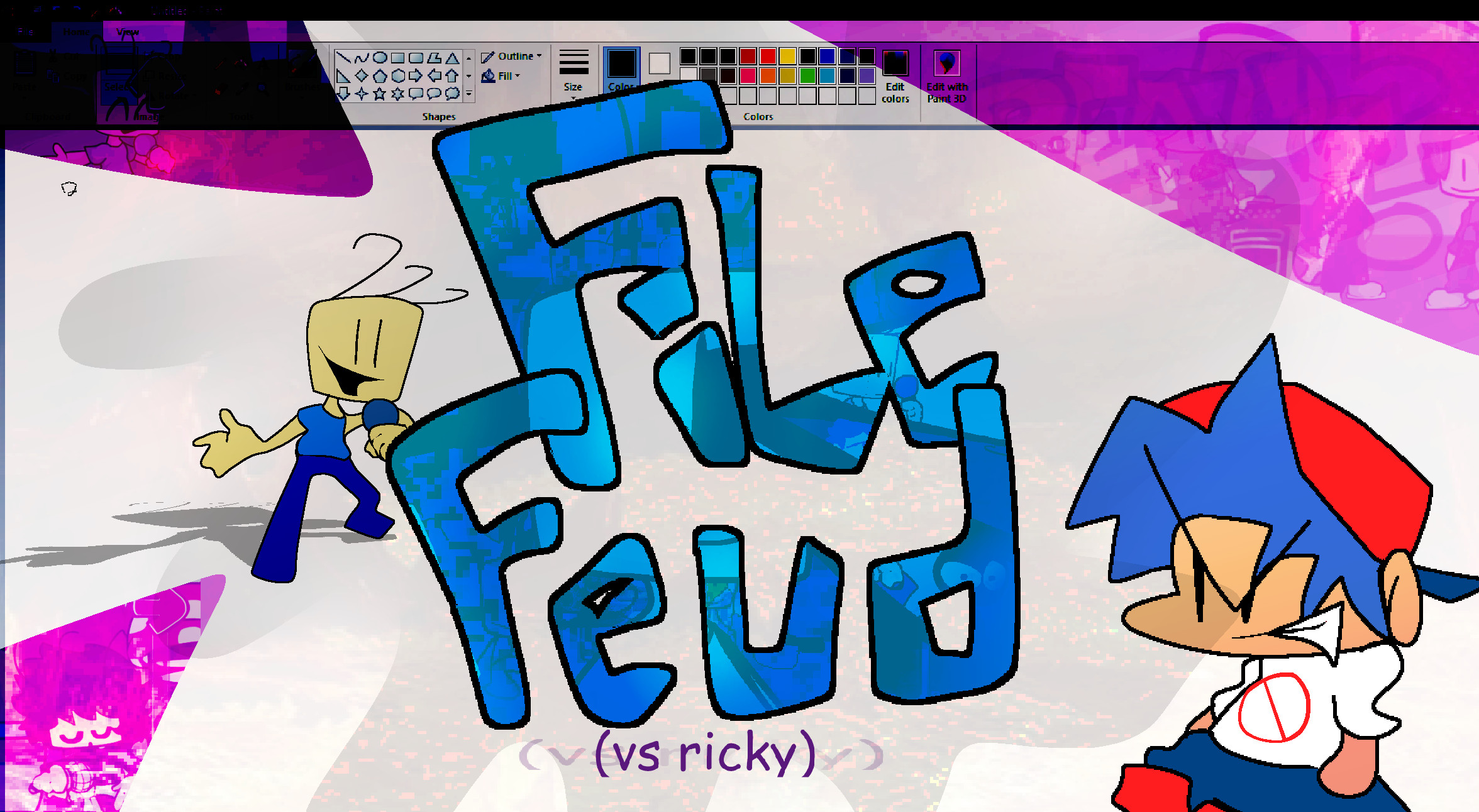 FNF: File Feud (V1.1 Release) Mod for Friday Night Funkin' | FNF Mods