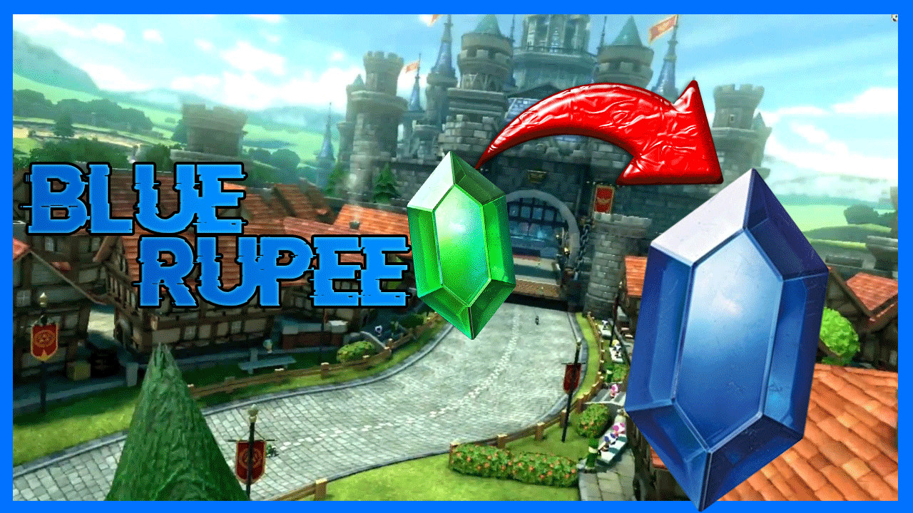 Blue Rupee Mod for Mario Kart 8 Deluxe | MK8D Mods
